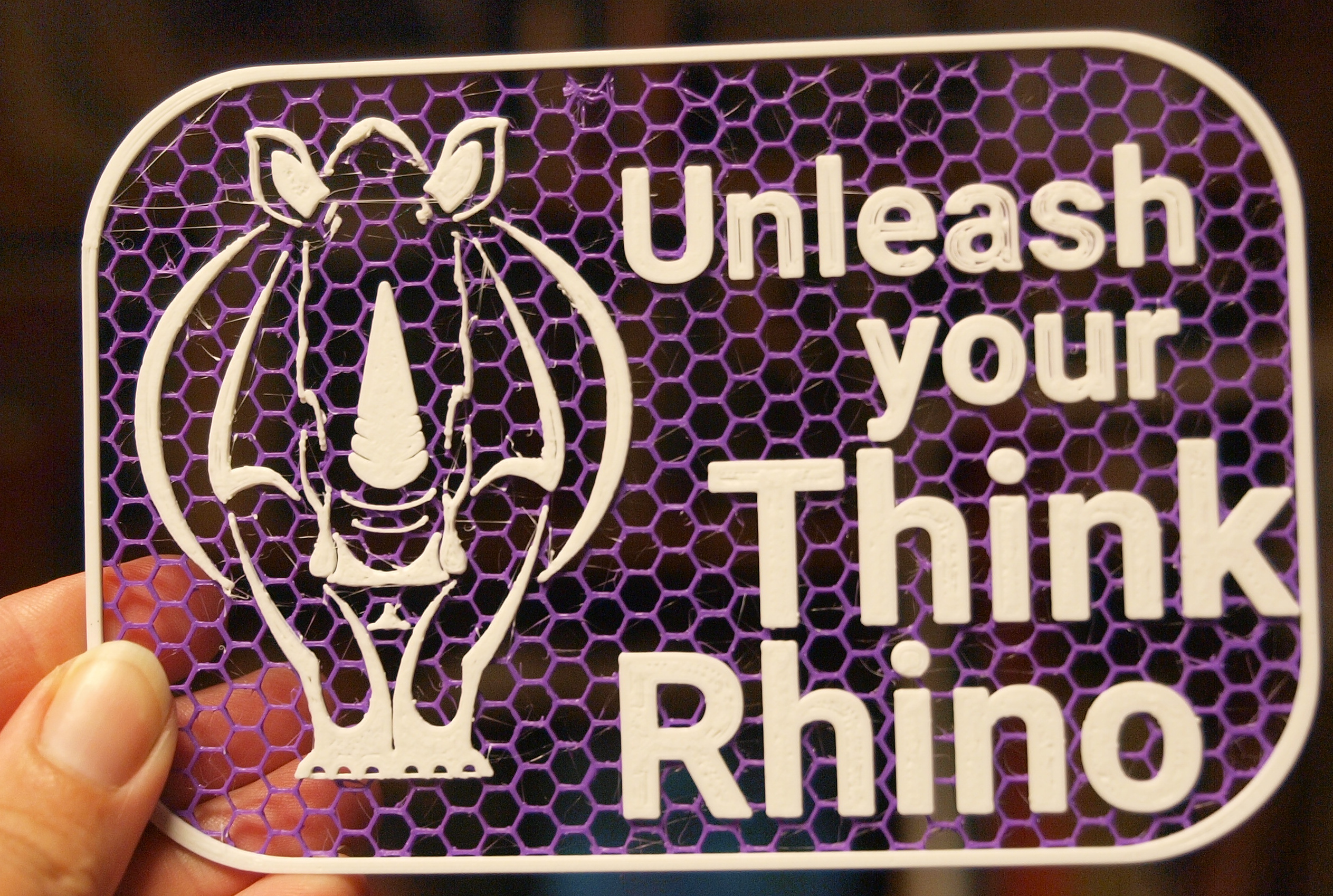 Unleash Your Think Rhino sign by h2odragon | Download free STL model ...
