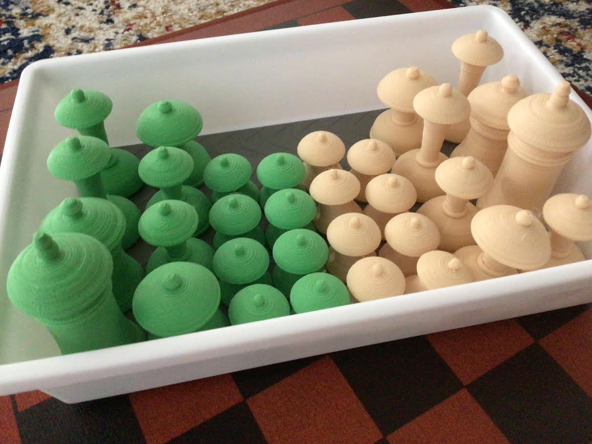 AN INDIAN 'MUSLIM' PATTERN IVORY CHESS SET by PALIprints3D | Download ...