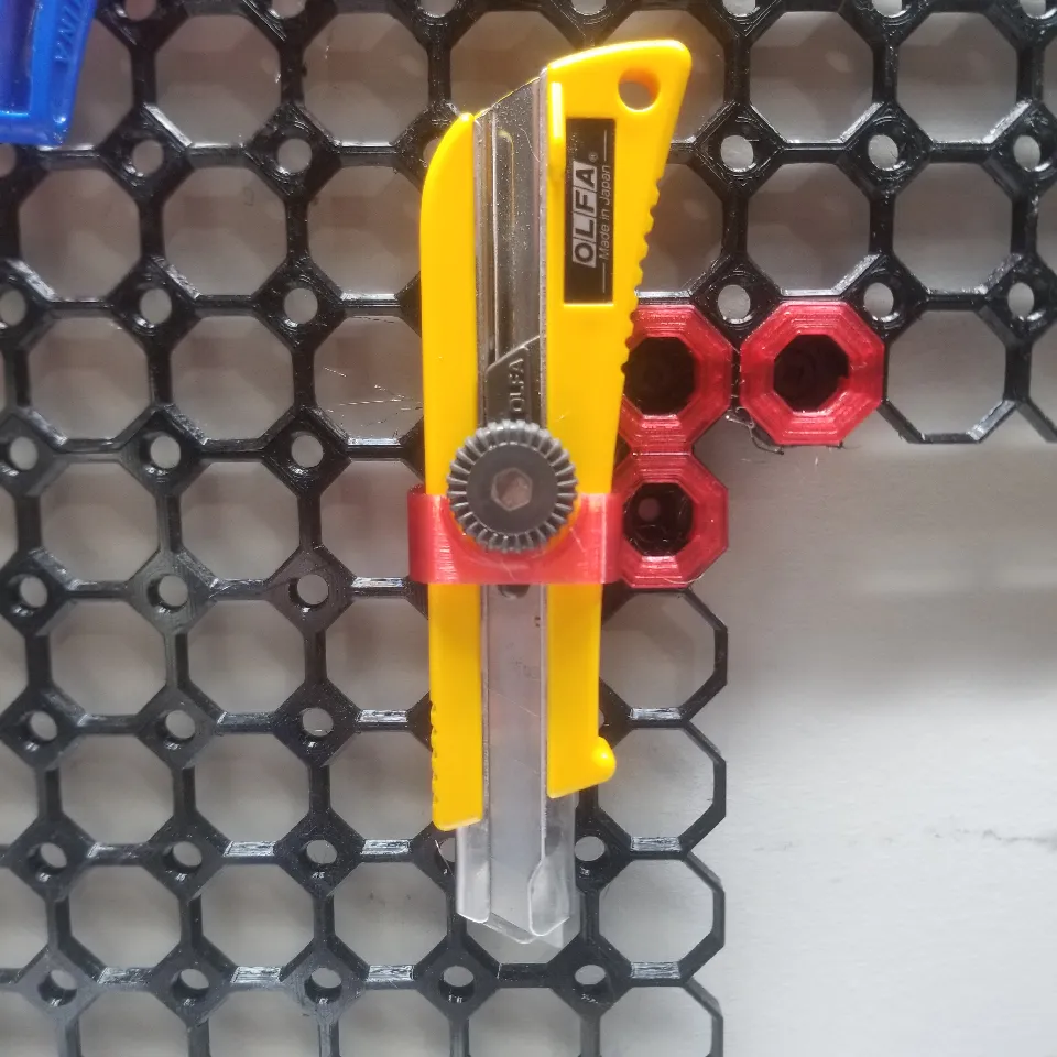 Multiboard Olfa / Utility knife holder by redthemesetup | Download free ... Multiboard Olfa / Utility knife holder by redthemesetup | Download free ...