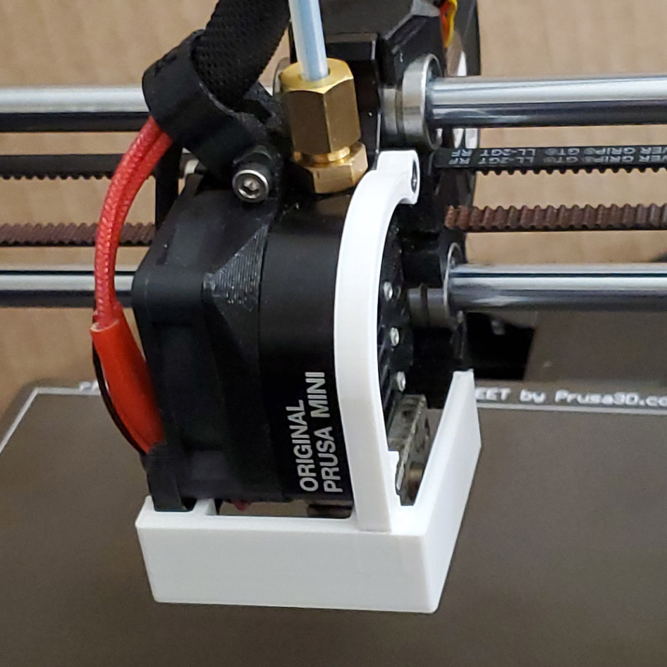 Prusa Mini/Mini+ Swing-Arm Extruder Shield by mdmoy | Download free STL ...