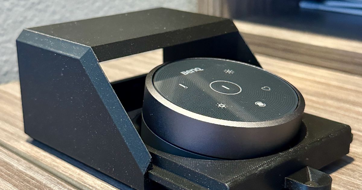 Benq Light Bar Under Desk Controller Holder by jgelwix | Download free ...