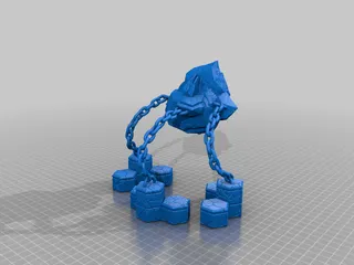 Floating rocks wall display stand (with hidden nail insets) by GoGoJon ...