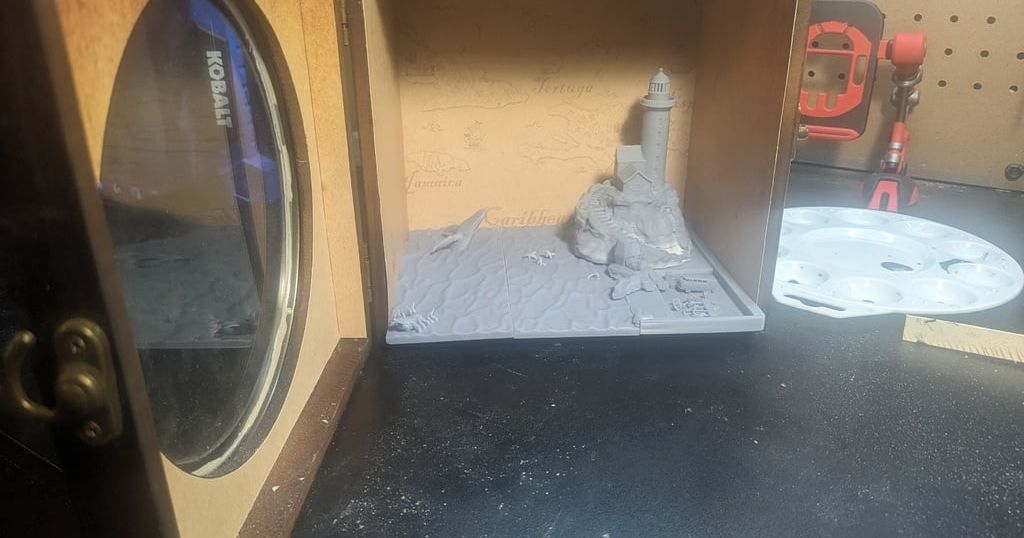 lighthouse/ beach Diorama by GoGoJon | Download free STL model ...