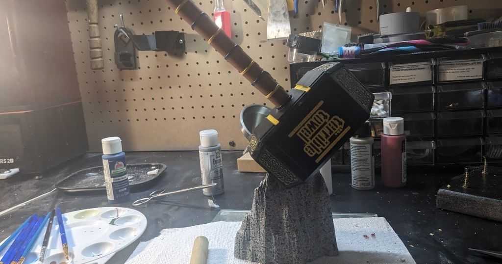 Steeler's Mjolnir by GoGoJon | Download free STL model | Printables.com