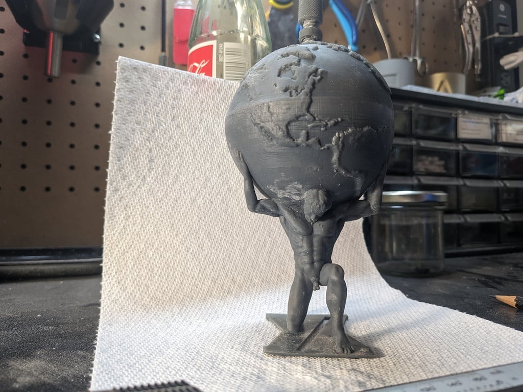 Atlas GPU Stand (adjustable height) by GoGoJon | Download free STL ...