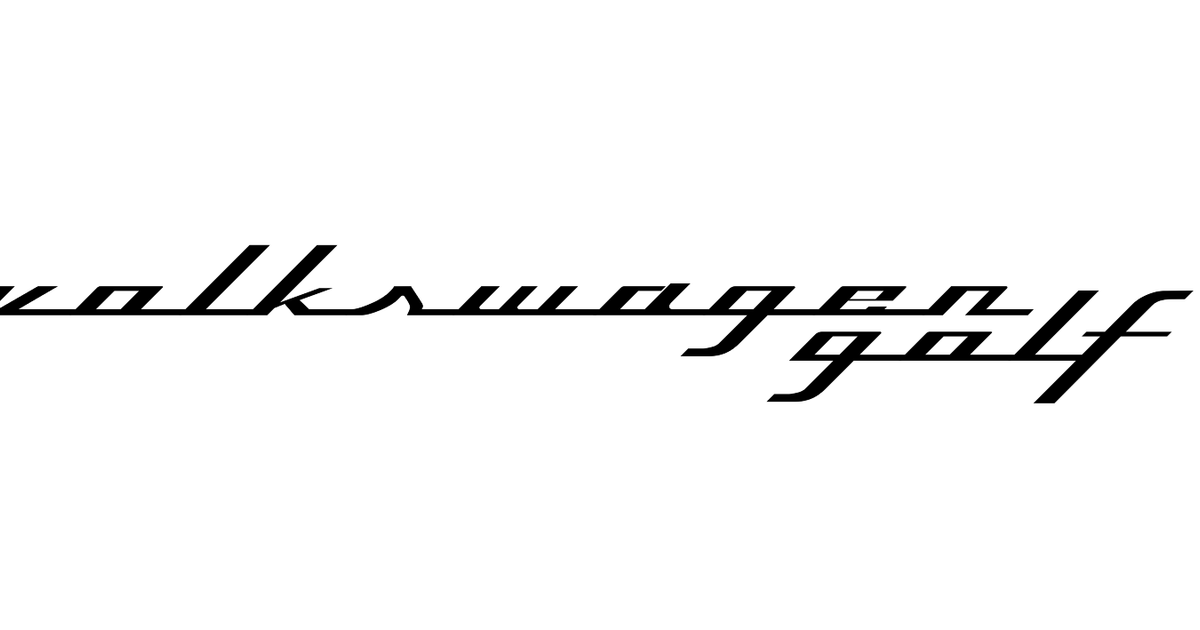 Volkwagen Golf Emblem by VIEWMII : | Download free STL model ...