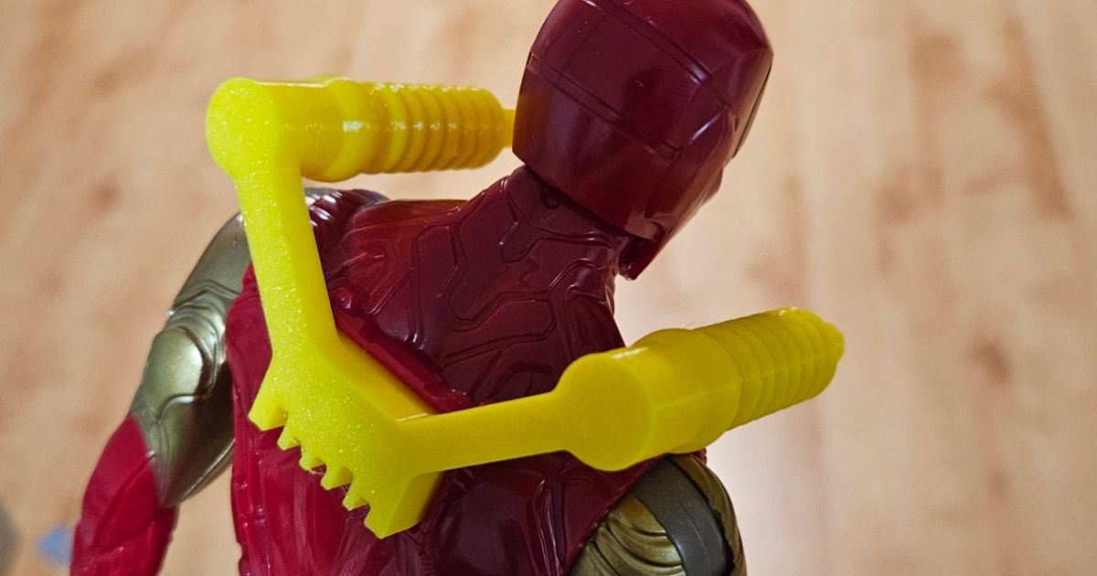 Iron Man Action Figure Backpack Add-On/Accessory (Cannon) by JK ...