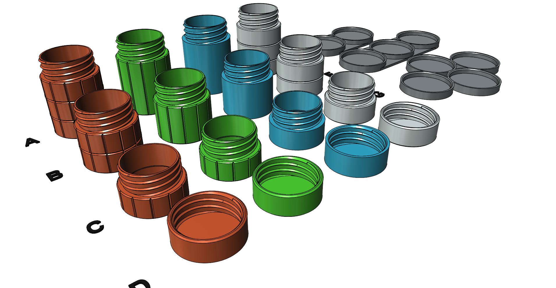 Spice Jar spice jars por REDZC | Descargar modelo STL gratuito ...