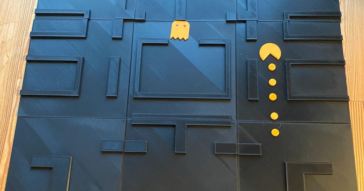Pacman Level 1 Wanbehang by Henning Schönberg | Download free STL model ...