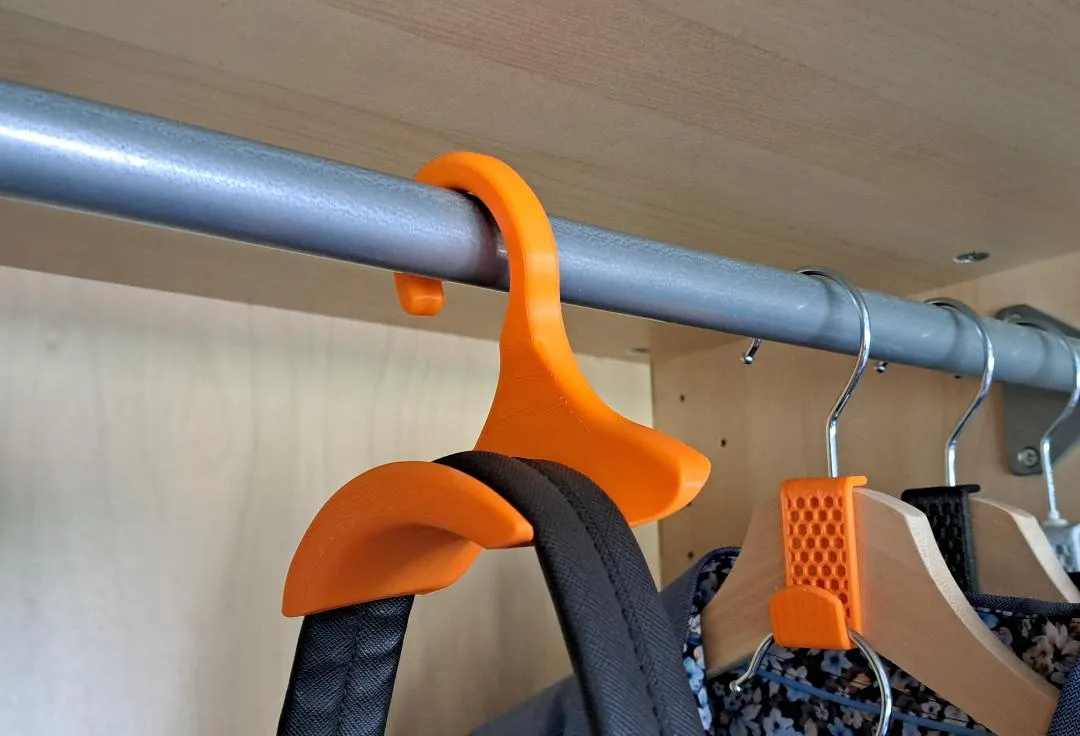 Bag Coat Hanger by SD-3D | Download free STL model | Printables.com
