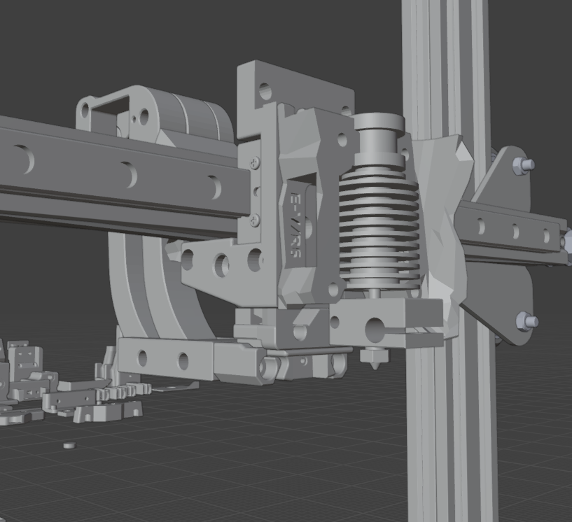 ender3 linear rail servo klicky dock by Dee Cat | Download free STL model | Printables.com