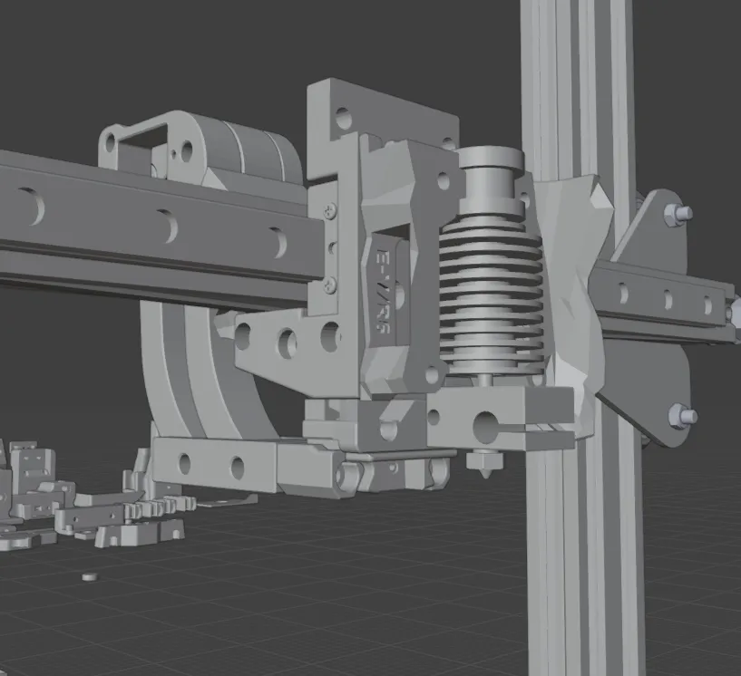 ender3 linear rail servo klicky dock by Dee Cat | Download free STL ...