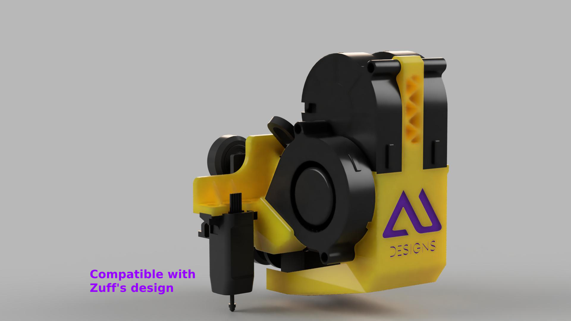 AU Cooling Duct for Creality Sprite Extruder, Triple 5015 Fans, Ender 3 ...