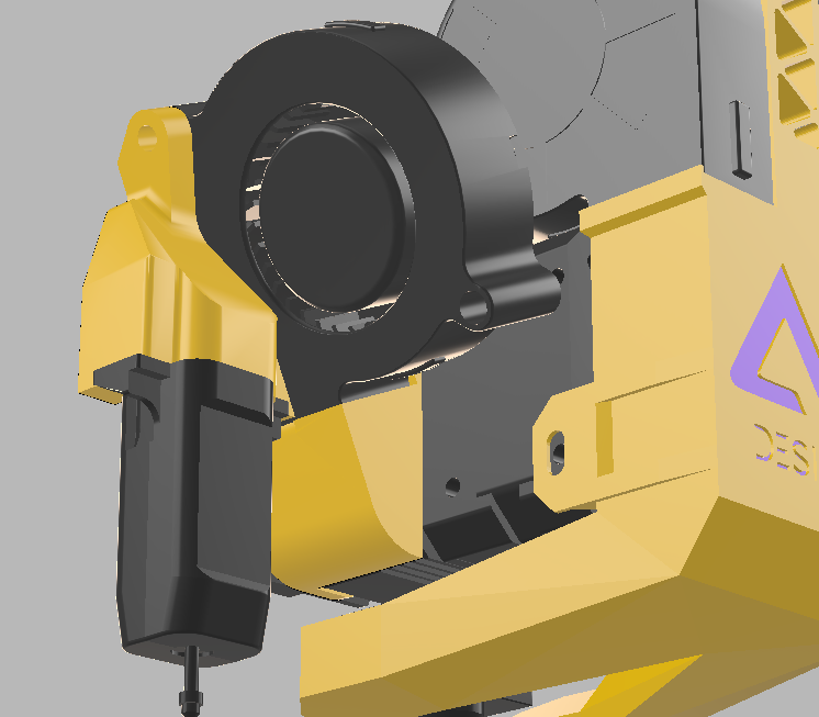 AU Cooling Duct for Creality Sprite Extruder, Triple 5015 Fans, Ender 3 ...