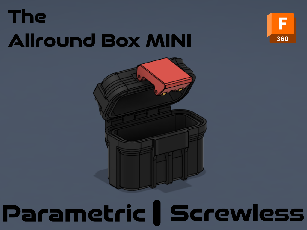 Rugged Storage Box MINI (Parametric, Screwless) by RDesigns | Download ...