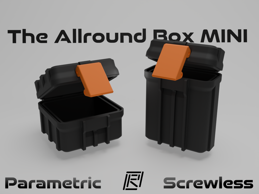 Rugged Storage Box MINI (Parametric, Screwless) by RDesigns | Download ...