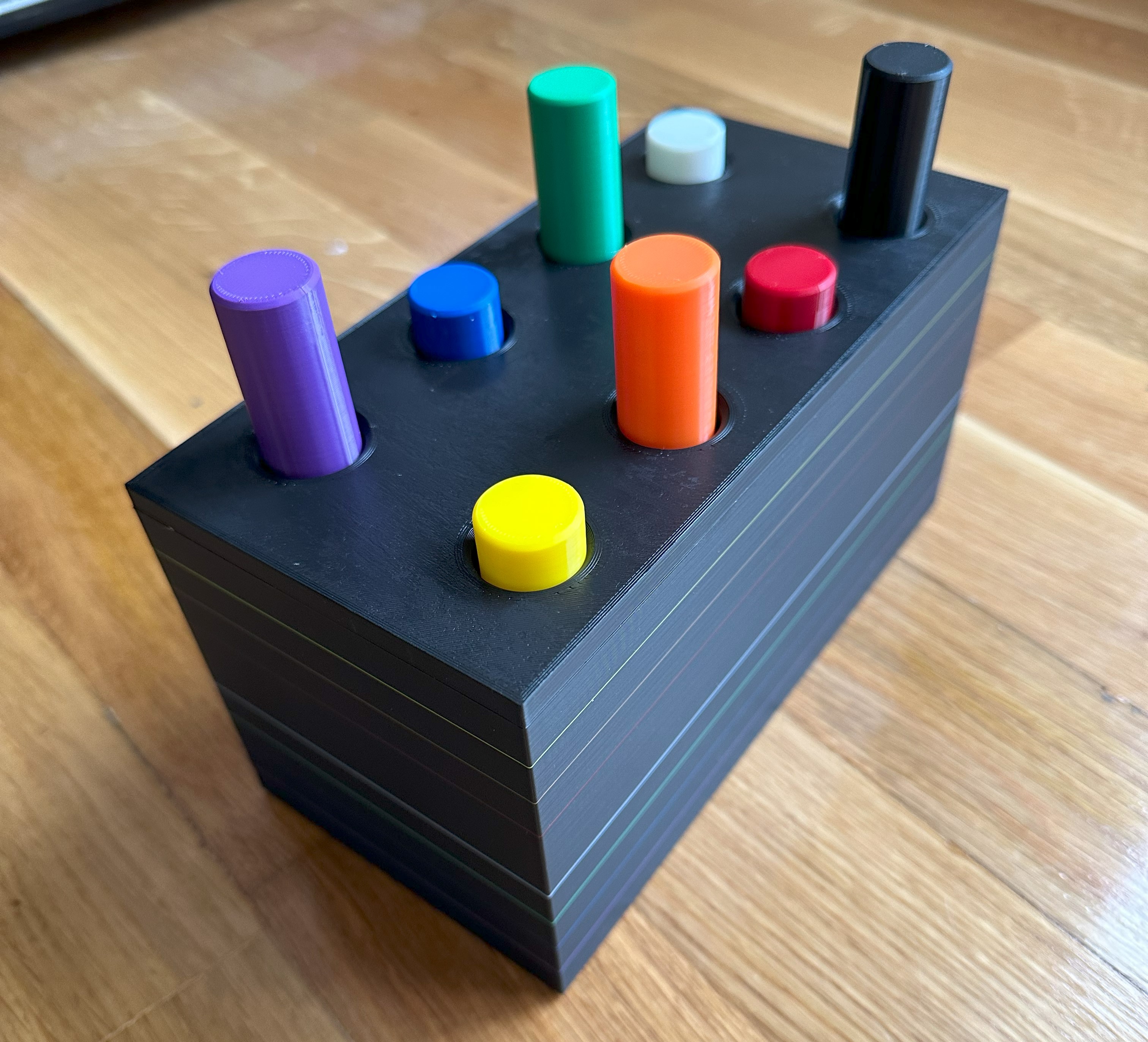 Pegs Puzzle for Toddlers by TripleDLab | Download free STL model ...