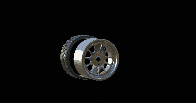 Detailed wheel with tire by Rott3D | Download free STL model ...