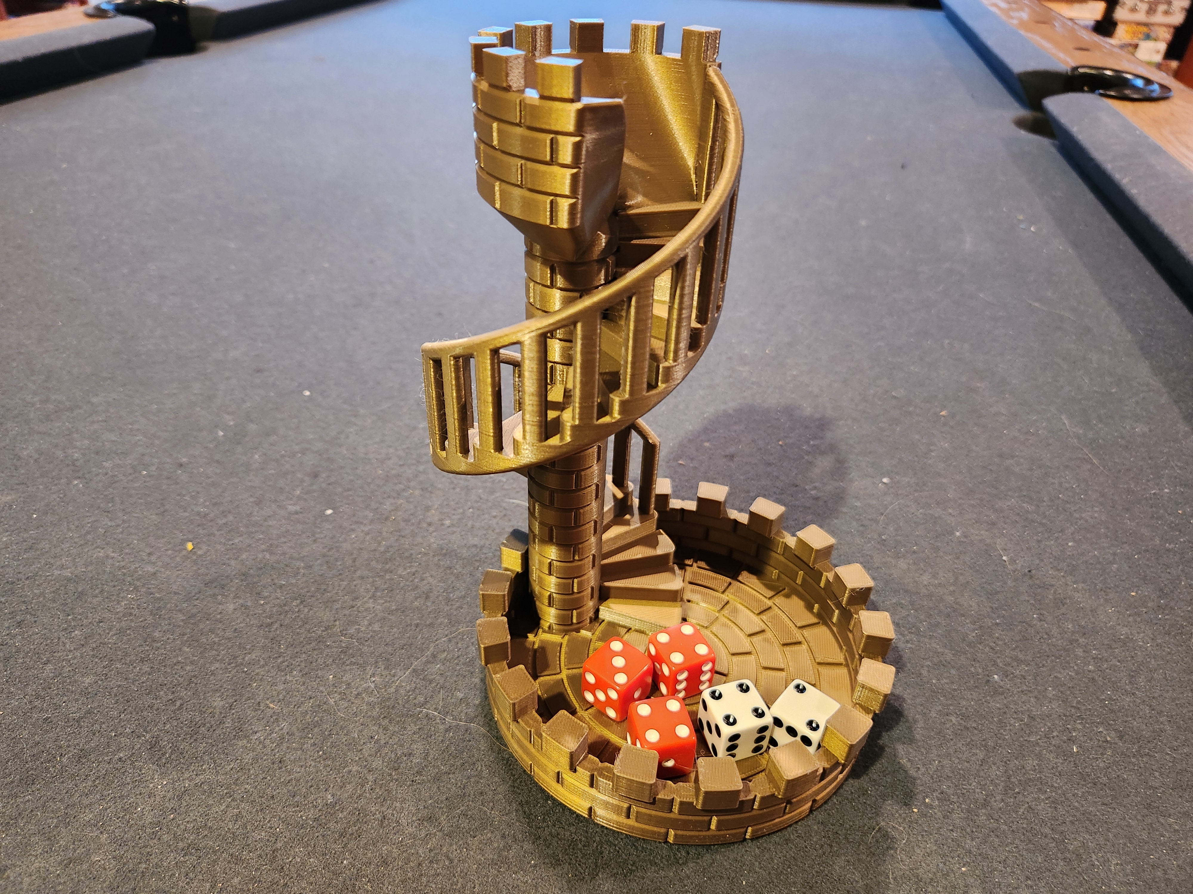 Dice Tower Castle Stairs by squinn | Download free STL model ...
