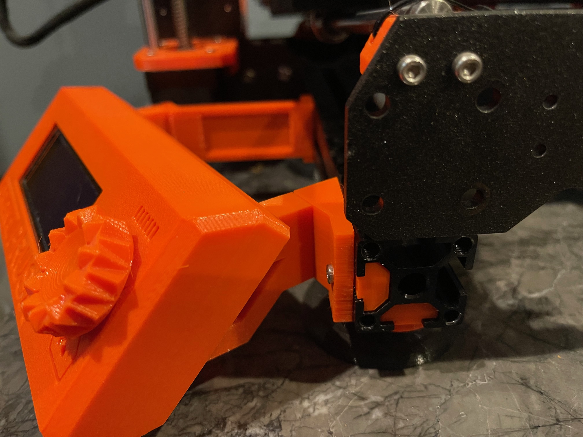 LCD Side Mount Prusa MK3S+ by Real 3D Prints | Download free STL model ...