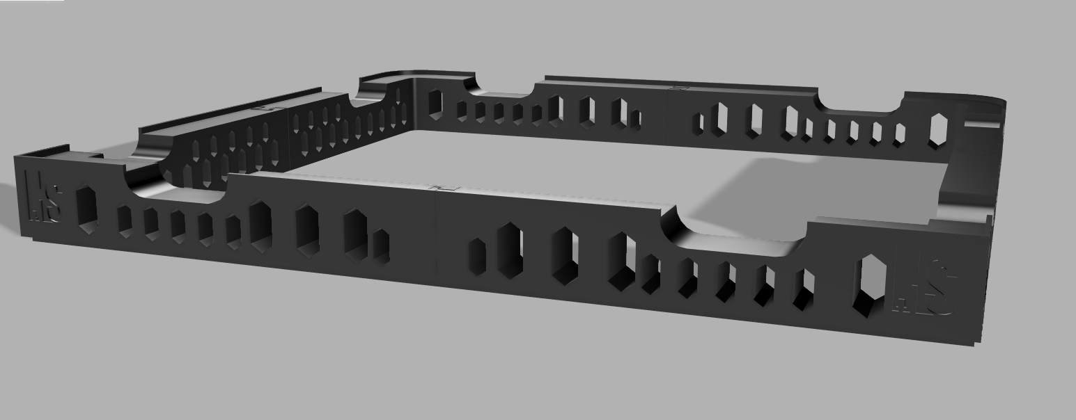 Bambu Lab P1S - Top Glass Riser by hellscript3dprint | Download free ...