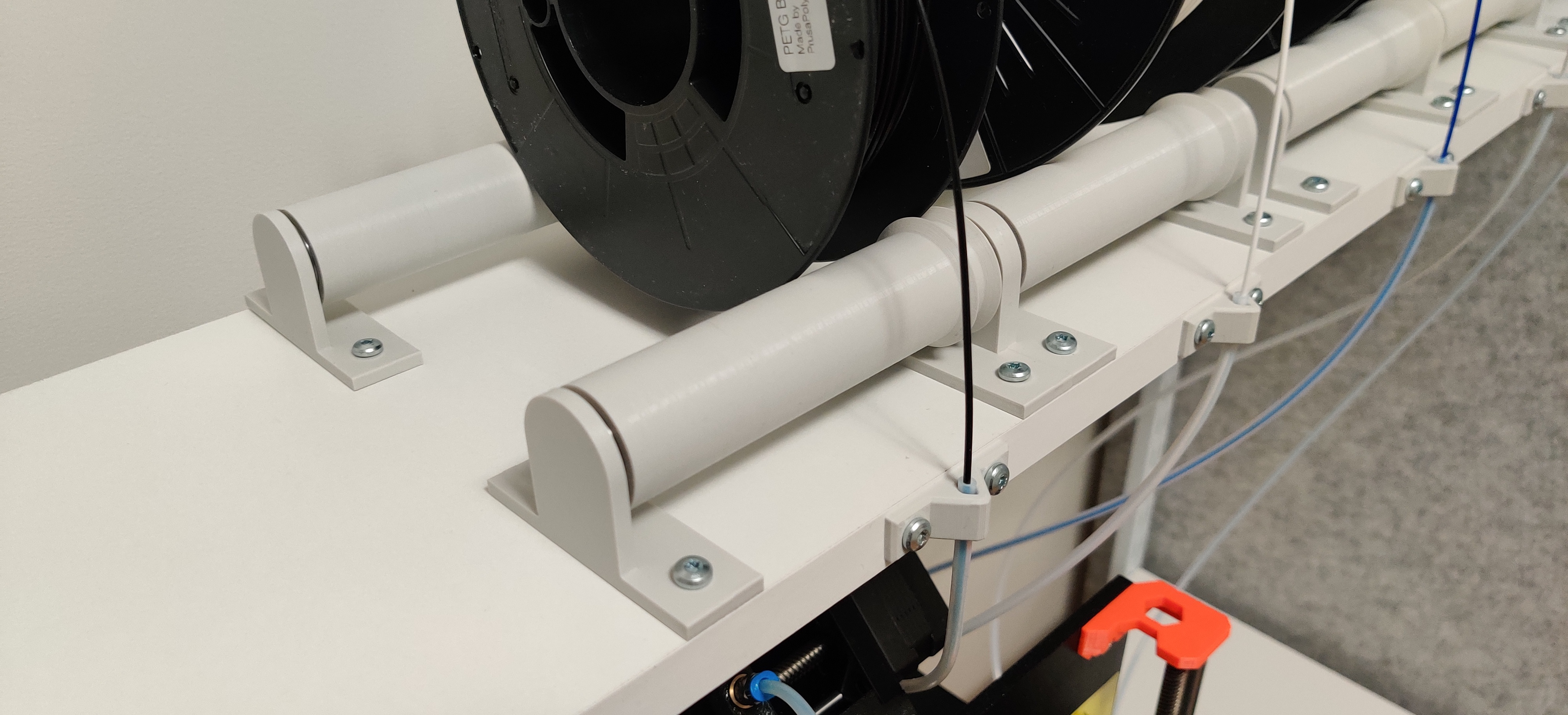 Shelf mounted spool holder for MMU3 by fdmtrains | Download free STL ...