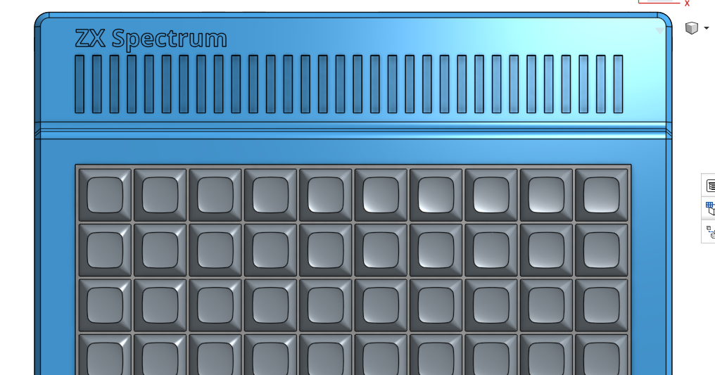 ZX-Spectrum 48k Harlequin : case + mecanical keyboard by impalaengineer ...