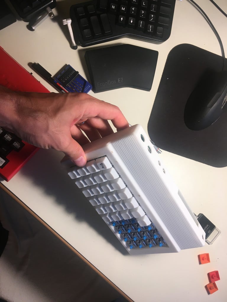 ZX-Spectrum 48k Harlequin : case + mecanical keyboard by impalaengineer ...