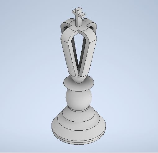 Šachová figurka - Král by Michal Langr | Download free STL model ...