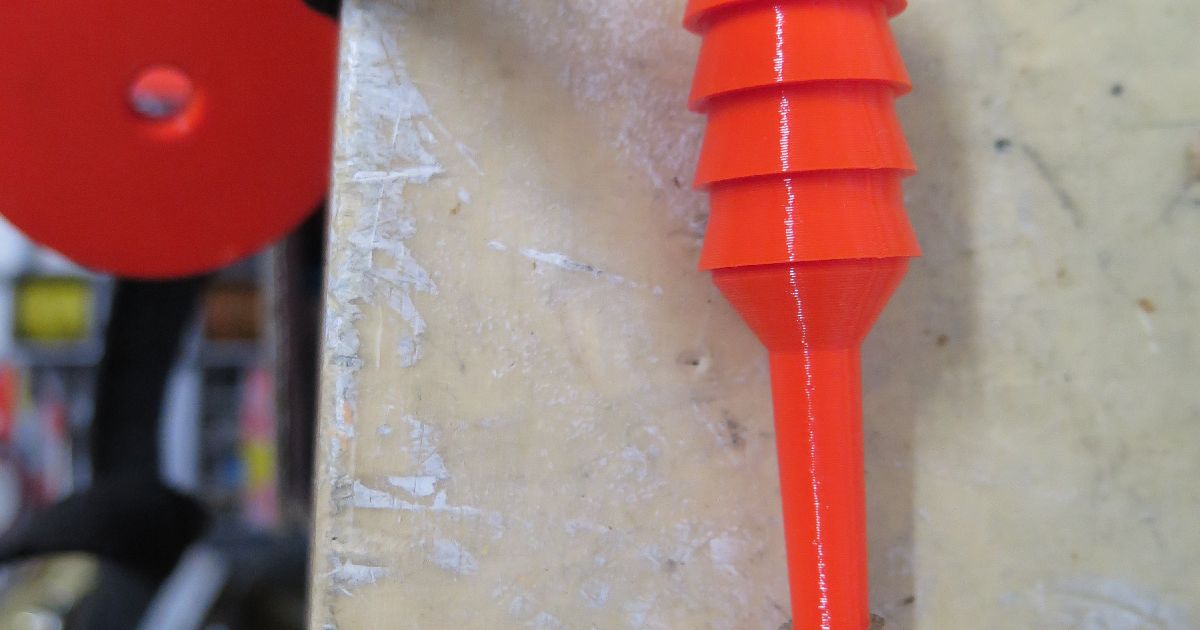 Modified tube pipe adapter with grooves by Hamperer | Download free STL ...