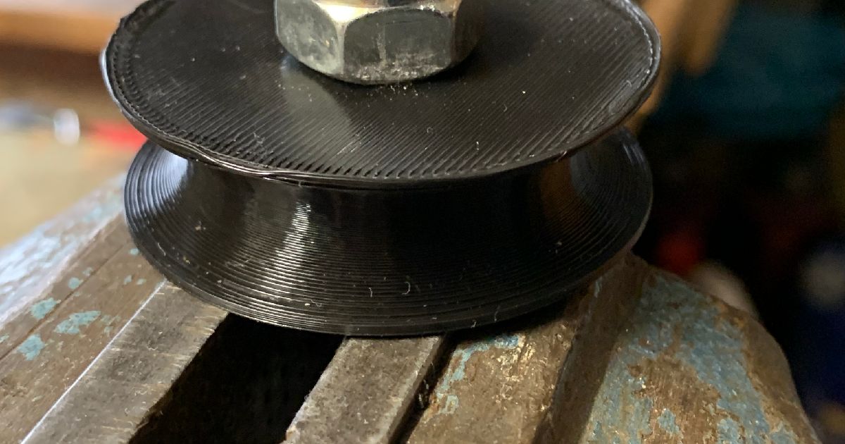 Tube bending wheel/pulley 12mm by ThomasZecher | Download free STL ...