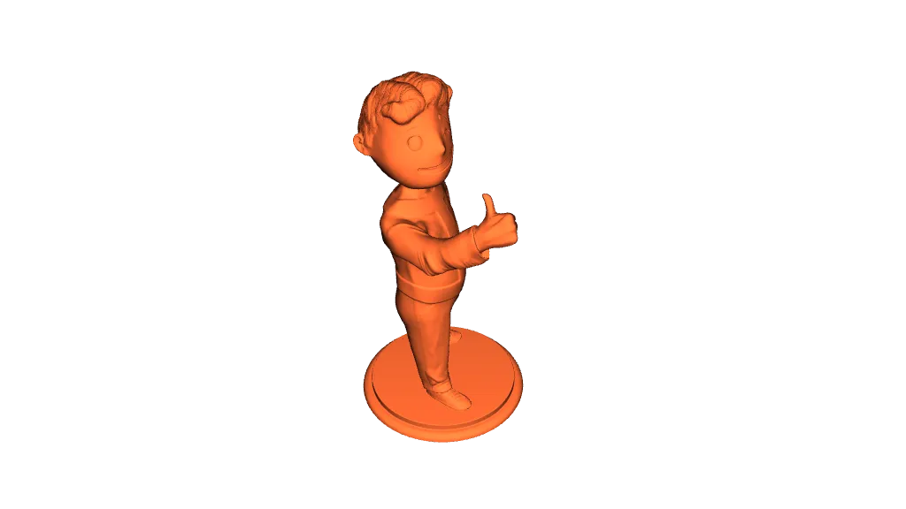 Vault Boy from Fallout by Vader | Download free STL model | Printables.com