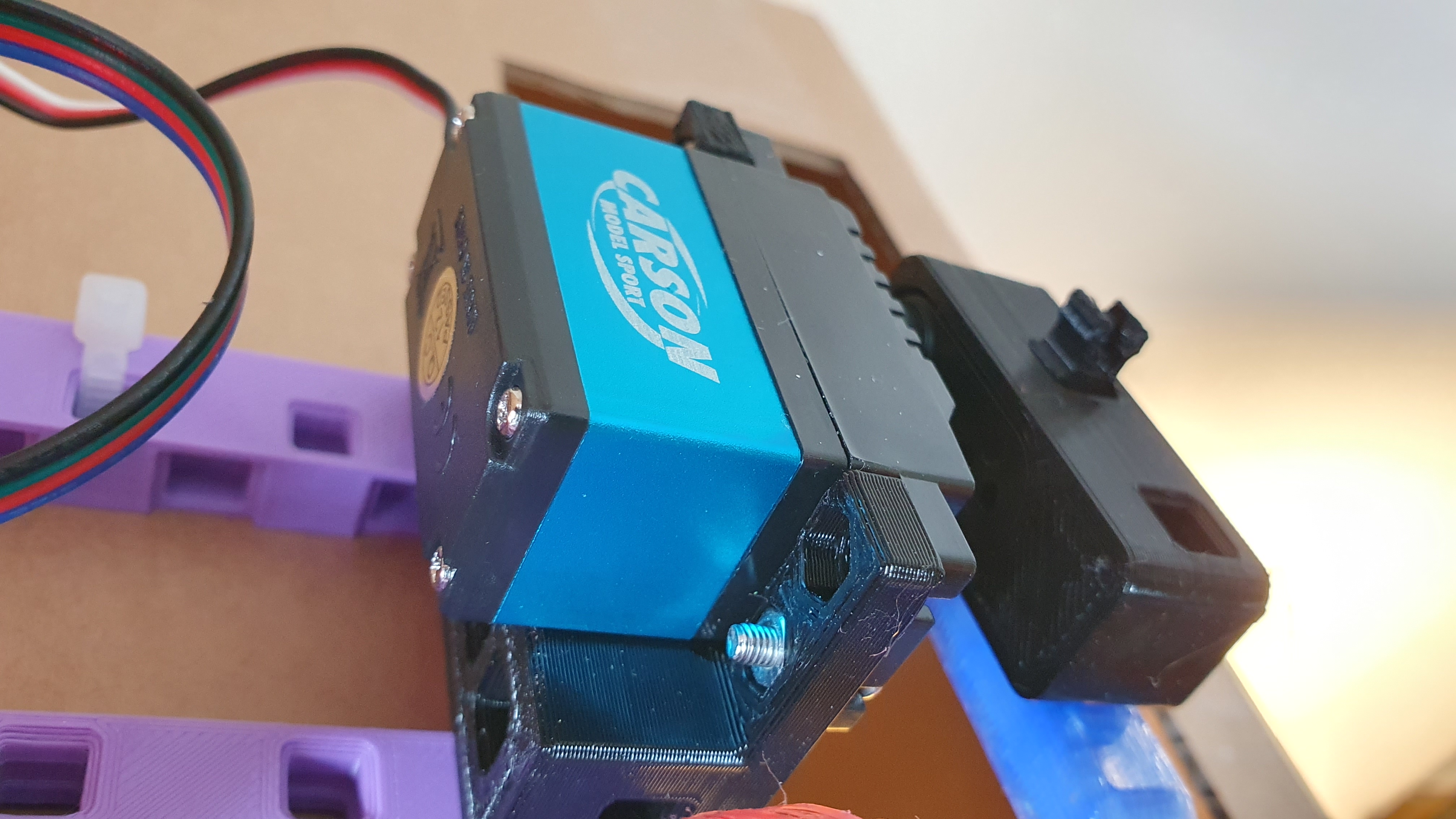 MakerGrid Carson CS3 Servo Holder by Weird Constructor | Download free STL model | Printables.com