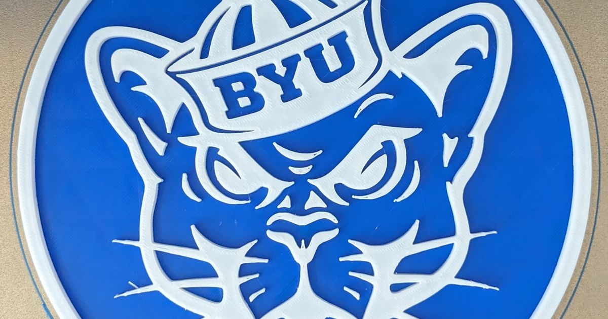BYU Cougars Sailor Logo by Andy | Download free STL model | Printables.com