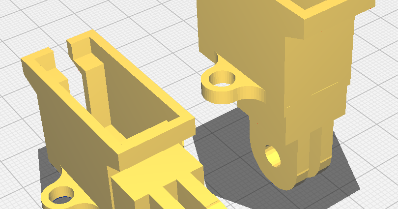 Servo Gopro Mounts (SG90, MG90S, small servos) by Joel Helgstrand ...