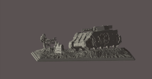 Warhammer 40k battle scene necrons by Rott3D | Download free STL model ...