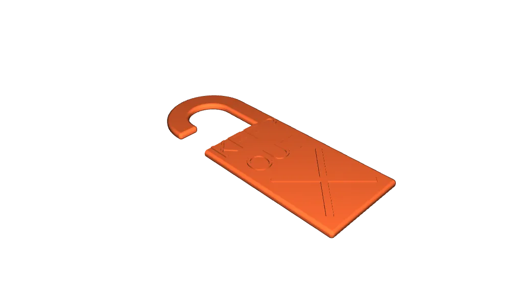 Keep out sign by Jole | Download free STL model | Printables.com