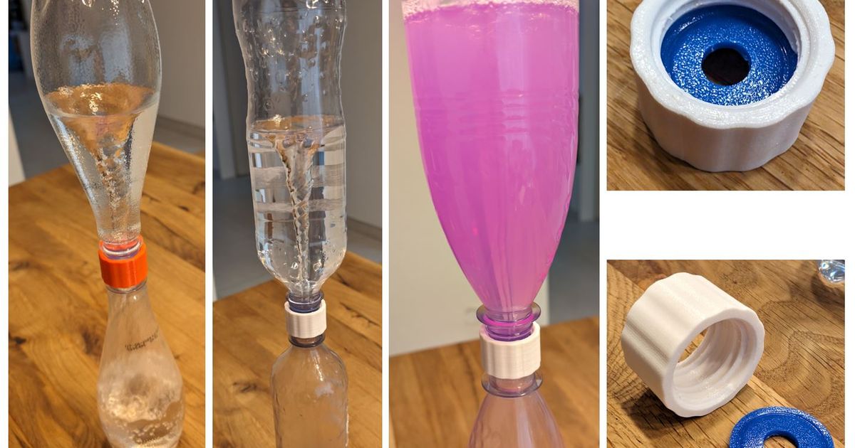 Bottle Connector for Swirl / Vortex / Tornado in a Bottle by Chrisfu ...