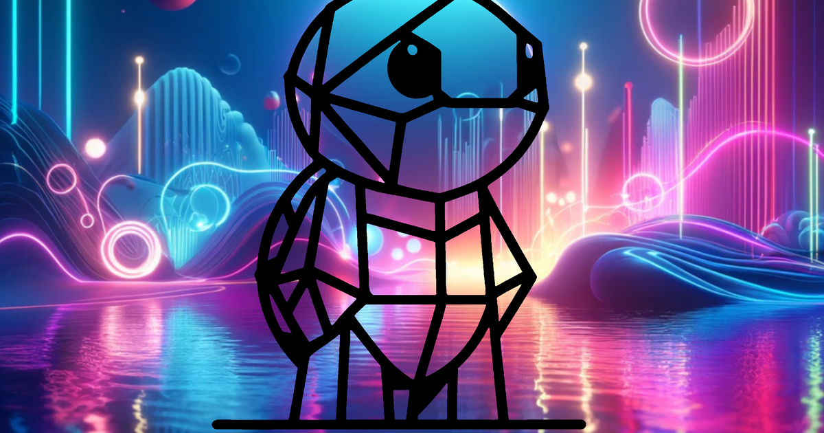 Geometric Pokemon Squirtle Wallart by The Maker Chemists | Download ...