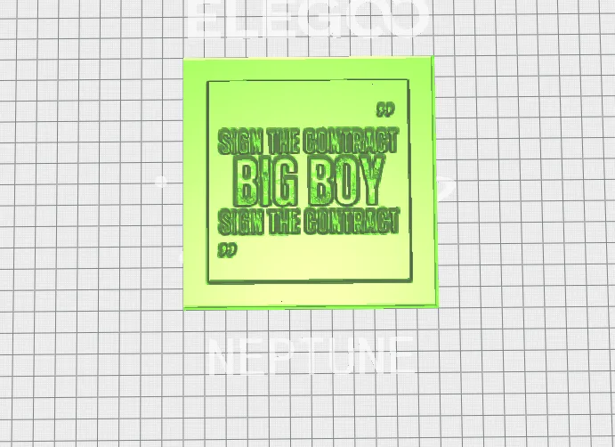 Sign the contract big boy by austin simon | Download free STL model ...