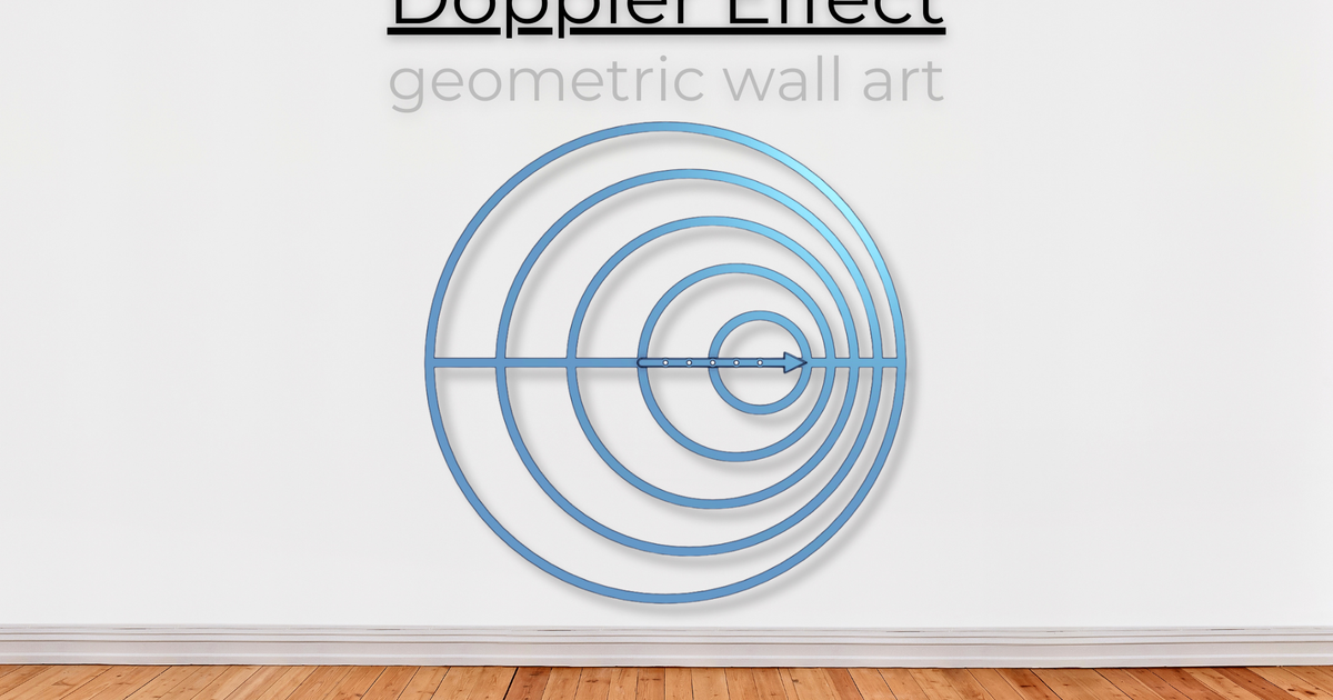 Doppler Effect Wall Art (with nail holes) by NoExpert | Download free ...