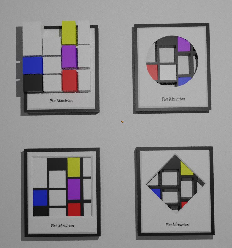 Create your own Piet Mondrian by G.R.Gradwohl | Download free STL model ...