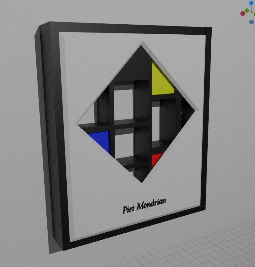 Create your own Piet Mondrian by G.R.Gradwohl | Download free STL model ...