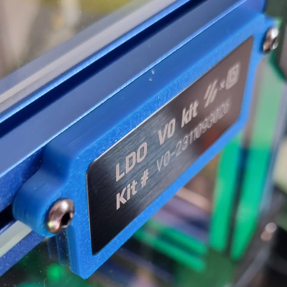Voron V0.2 LDO Kit Reference Plate Holder by Roue13 | Download free STL model | Printables.com