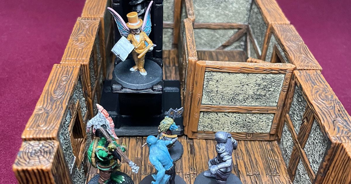 Adjustable Combat Riser/Flight Stand for Tabletop RPG Miniatures - No ...