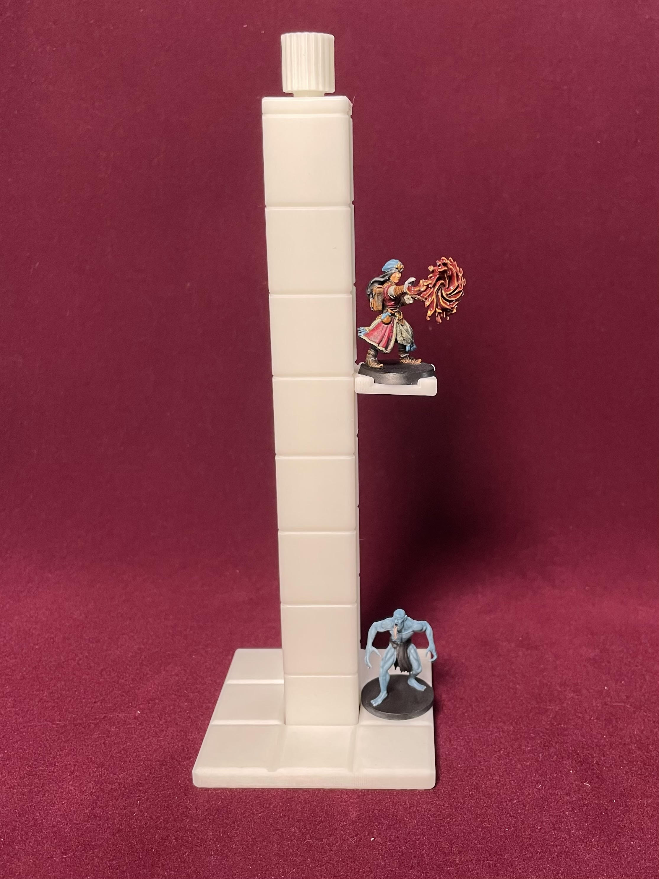 Adjustable Combat Riser/Flight Stand for Tabletop RPG Miniatures - No ...
