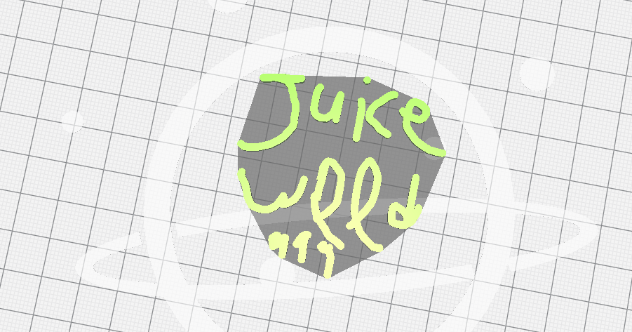 Juice wrld signiture by austin simon | Download free STL model ...