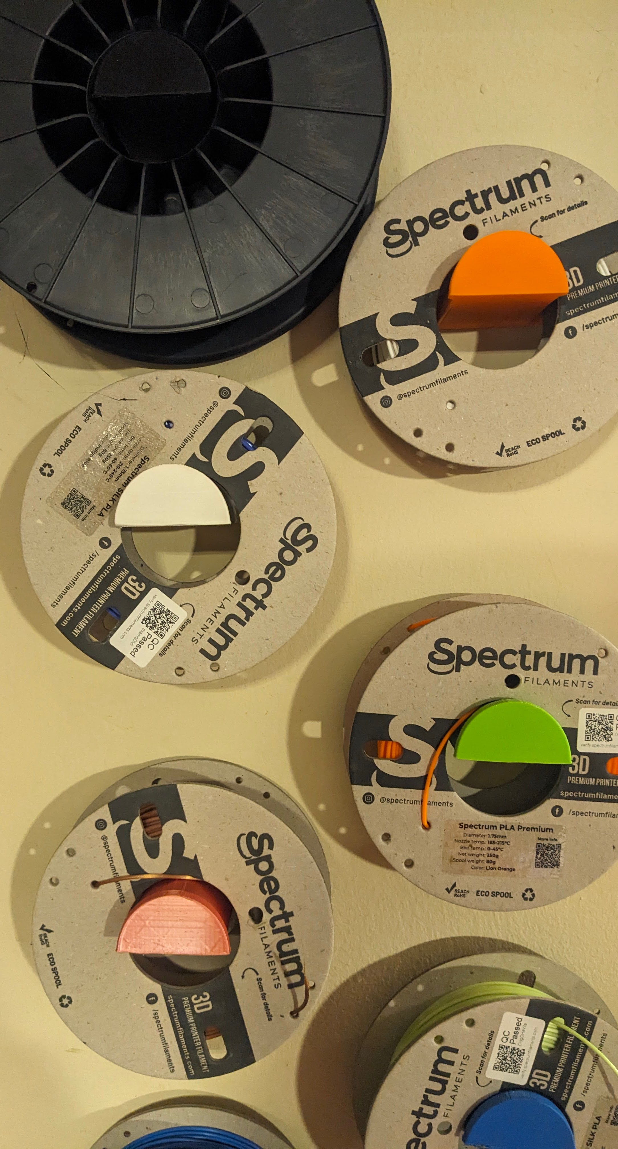 Filament - wall spool storage bracket by BuLLbA | Download free STL ...