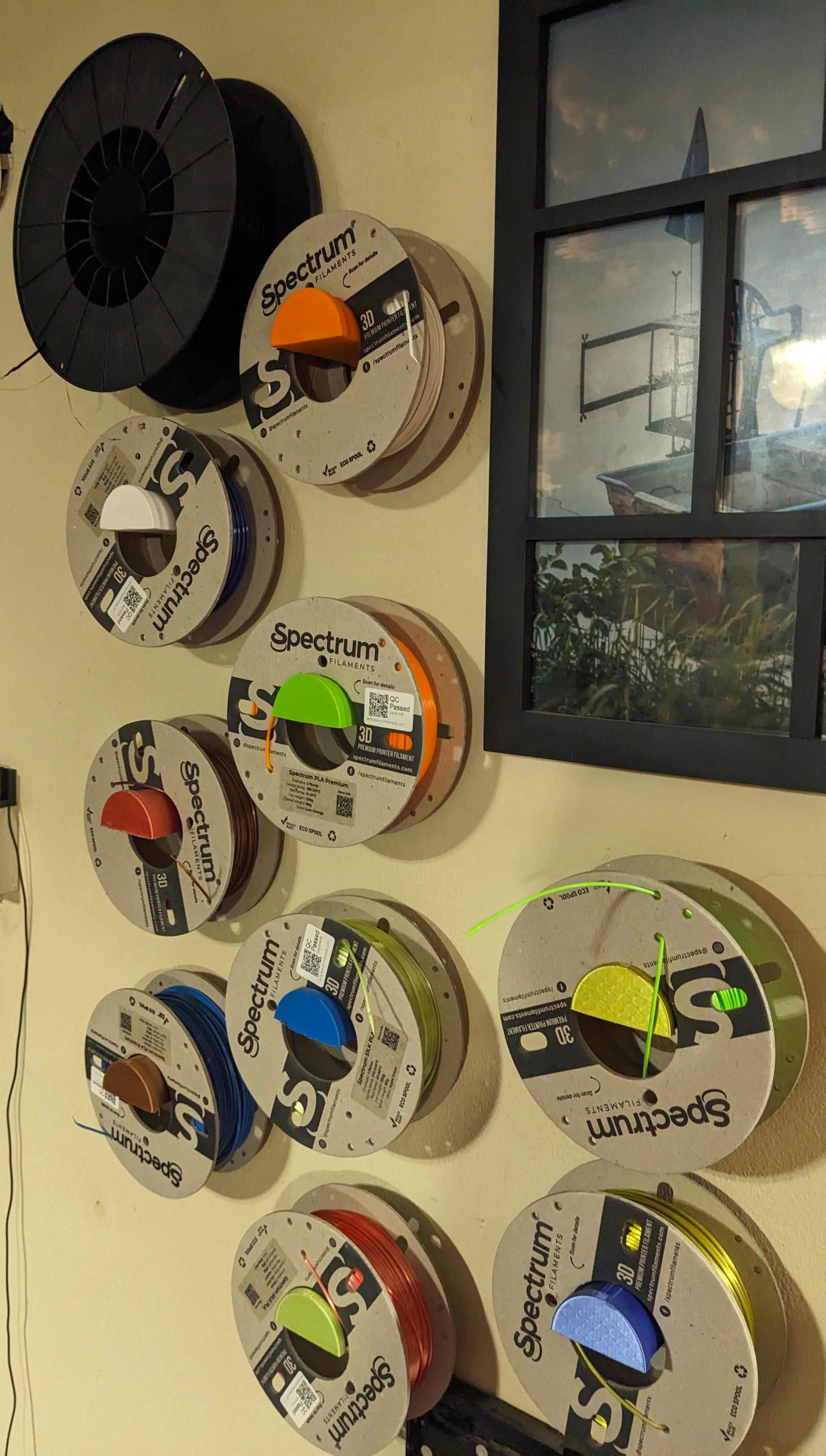 Filament - wall spool storage bracket by BuLLbA | Download free STL ...