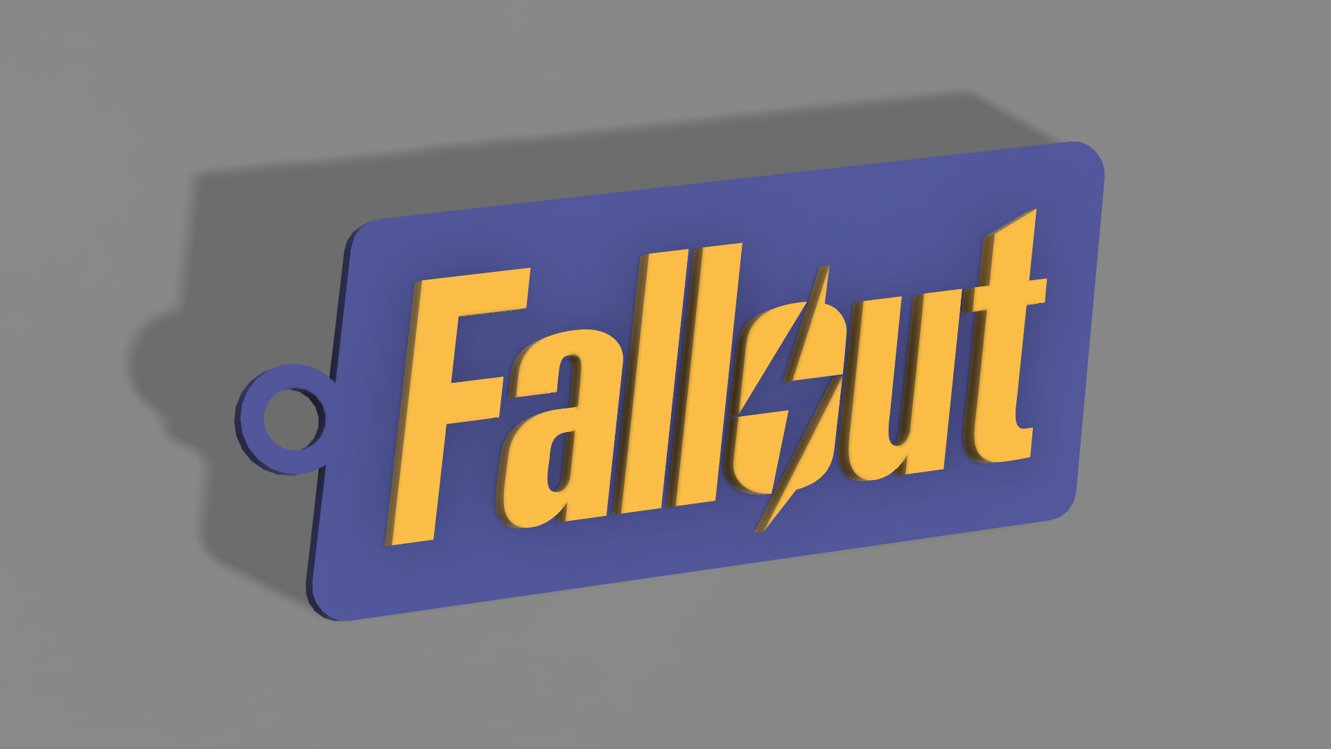 Fallout Keychain by C3D | Download free STL model | Printables.com